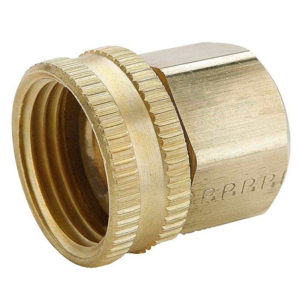 Swivel Female Hose to Female Pipe - Swivel Connector - Brass Garden Hose Fittings | Depatie ...